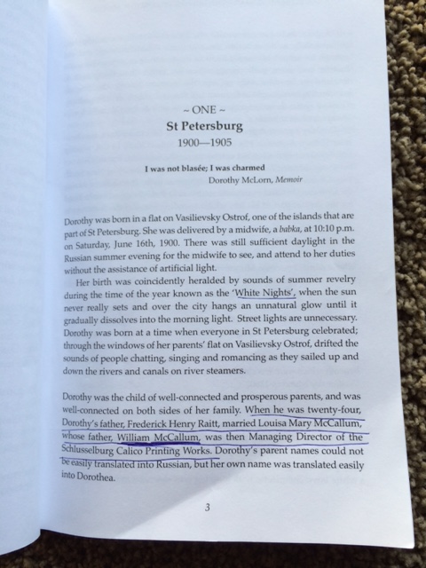 MacCallum Family Tree