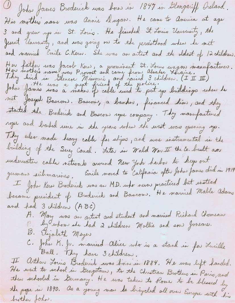 MacCallum Family Tree