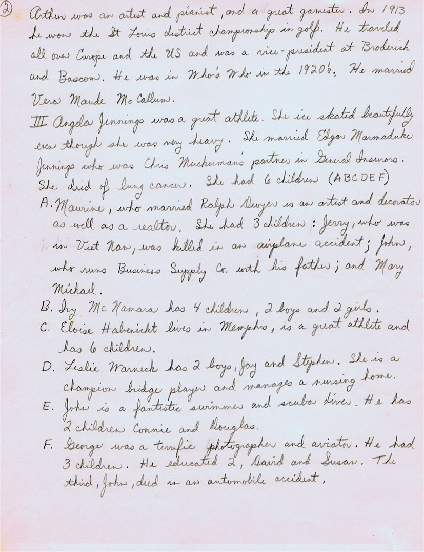 MacCallum Family Tree